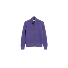 armedangels Strickjacke REBECCAA GMT DYE Damen Gr&ouml;&szlig;e XXL violettblau