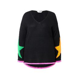 Angel of Style Pullover Damen Gr&ouml;&szlig;e XXL/XXXL gelb / jade / hellpink / schwarz