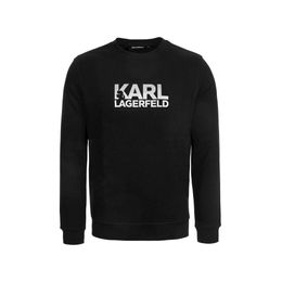 K by KARL LAGERFELD Karl Lagerfeld Sweatshirt Herren Gr&ouml;&szlig;e XL schwarz / silber