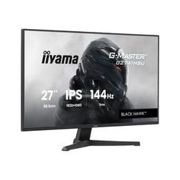 iiyama G-Master G2741HSU-B1 Black Hawk, Gaming-Monitor 68.6 cm (27 Zoll), schwarz (matt), FullHD, IPS, HDMI, DP, Free-Sync, USB-Hub, 144Hz Panel
