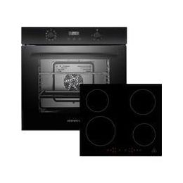 respekta ASET7004295I, Backofen-Set schwarz
