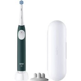 Braun Oral-B iO Series 2 Forest Green Special Edition, Elektrische Zahnb&uuml;rste dunkelgr&uuml;n/wei&szlig;