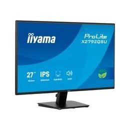 iiyama ProLite X2792QSU-B1, LED-Monitor 68.6 cm (27 Zoll), schwarz (matt), QHD, IPS, HDMI, DP, USB-Hub, 120Hz Panel