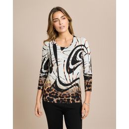 Ovanti Strickdesign Classic Pullover Animalh&uuml;ftpartie