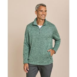 Gentlemen Selection Strickfleece Troyer Melange