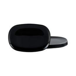Creatable Servierteller schwarz Glas Maße (cm): B: 36,5 H: 10 » Möbel Kraft