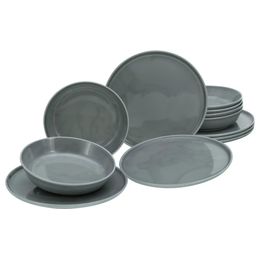 Creatable Tafelservice grau Porzellan Maße (cm): B: 21 H: 31 » Möbel Kraft