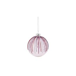 HOME STORY Weihnachtsbaumkugel rosa/pink Glas,Aluminium Ø: 8.0 » Möbel Kraft
