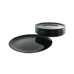 Creatable Pizzateller schwarz Glas Maße (cm): B: 35 H: 8,5 » Möbel Kraft