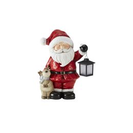 HOME STORY Deko Weihnachtsmann mit LED Laterne rot Magnesia,Kunststoff Maße (cm): B: 29,5 H: 40 T: 18.0 » Möbel Kraft