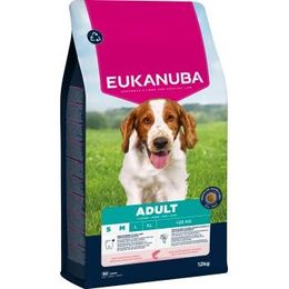 eukanuba Trockenfutter Hund, Adult, klein/mittelgro&szlig;, Lachs 12 kg