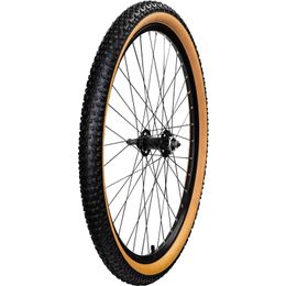 Galano Komplettrad Felge mit Reifen Mountainbike Felgen Laufradsatz Fahrrad Laufrad schwarz/braune Sidewall 27,5 x 2,10 Hinterrad