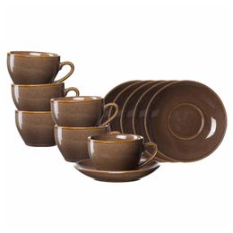 Ritzenhoff & Breker Ritzenhoff & Breker Kaffeetassen mit Untertassen Sahara 230 ml 6er Set
