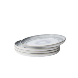 Gipfelstück Speiseteller-Set, Steinzeug TIEFER SEE