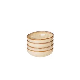 Gipfelstück Schüssel-Set, Steinzeug Nebelwald Beige