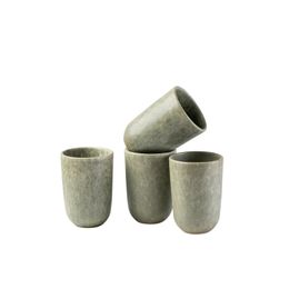 Gipfelstück Kaffeebecher-Set, Steinzeug Moos'N'Stein