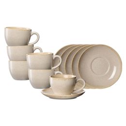 Ritzenhoff & Breker Ritzenhoff & Breker Kaffeetassen mit Untertassen Sahara 230 ml 6er Set