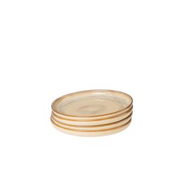Gipfelstück Kaffeeobertassen-Set, Steinzeug Nebelwald Beige