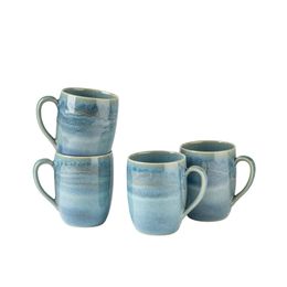 Gipfelstück Kaffeebecher-Set, Steinzeug TIEFER SEE