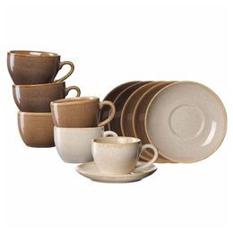 Ritzenhoff & Breker Ritzenhoff & Breker Kaffeetassen mit Untertassen Sahara 230 ml 6er Set