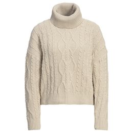 Gina Damen Strickpullover mit Rollkragen