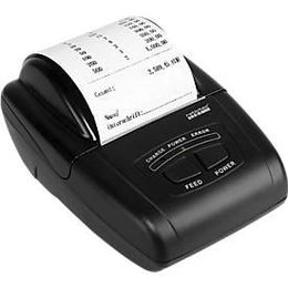 Belegdrucker ratiotec® RTP 300, für Banknotenzählmaschinen, Thermo-Druckverfahren, B 95 x T 134 x H 66 mm, Schwarz