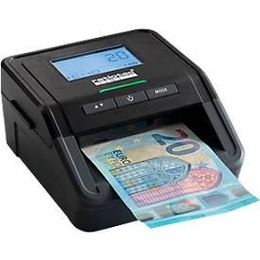 Geldscheinprüfer ratiotec® Smart Protect Plus, EZB-Standard, IR/MG/MT/SD, 3 Währungen, LC-Display & Warnsignal, Zählfunktion, USB/microSD, schwarz