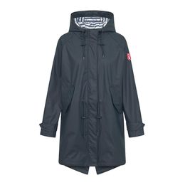 Derbe Regenjacke in Dunkelblau - 52% | Größe 38 | Damen-outdoorjacken