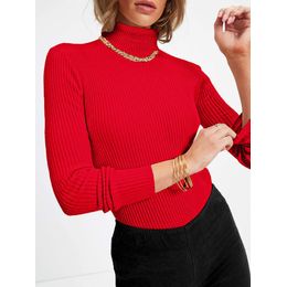LA Angels Pullover in Rot - 47% | Gr&ouml;&szlig;e M | Damen-pullover-cardigans