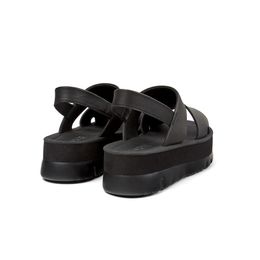 Camper Leder-Sandaletten in Schwarz - 55% | Gr&ouml;&szlig;e 40 | Damen-sandalen