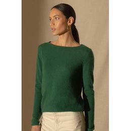 Perfect Cashmere Kaschmir-Pullover "Megan" in Grün - 54% | Größe XXL | Damen-pullover-cardigans
