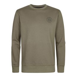 Petrol Sweatshirt in Khaki - 52% | Größe L | Herren-plussize