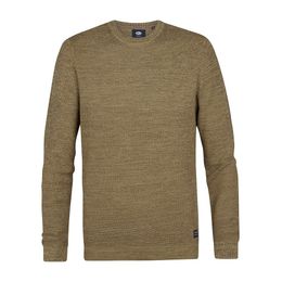 PETROL INDUSTRIES Pullover "Lincoln" in Hellbraun - 60% | Gr&ouml;&szlig;e XXL | Herren-plussize