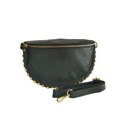 Florence Bags Leder-Brustbeutel "Starly" in Schwarz - (B)25 x (H)16 x (T)8 cm - 70% | Damen-koffer-reisegepaeck