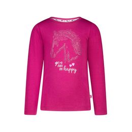 SALT & PEPPER Salt and Pepper Longsleeve "Glitter horse" in Pink - 20% | Größe 116/122 | Kinder-longsleeves