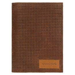 Wojas Leder-Geldbörse in Hellbraun - (B)9 x (H)12,4 x (T)2,5 cm - 30% | Herren-portemonnaies-etuis