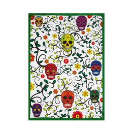 Trendy Kitchen by EXCÉLSA Geschirrtuch "Calavera" in Bunt - (L)70 x (B)50 cm - 46% | Tischwaesche
