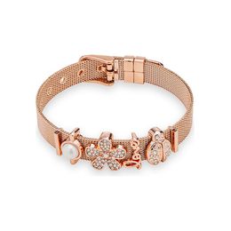 U.S. Polo Assn. Rosévergold. Armband mir Kristallen - 57% | Schmuck