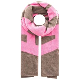 Zwillingsherz Kaschmir-Schal "Amour" in Beige/ Pink - 56% | Damen-schals-tuecher