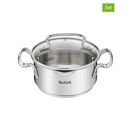 Tefal 2tlg. Set: Edelstahl-Kochtopf "Duetto" - Ø 16 cm - 37% | Kochgeschirr