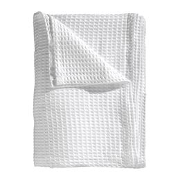 HNL Plaid in Weiß - 56% | Größe 180x260 cm | Decken