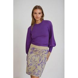 MONKI Strickrock in Beige - 40% | Größe M | Damenroecke