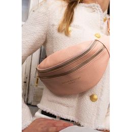 maison héritage PARIS Leder-Brustbeutel "Mouki" in Rosa - (B)27 x (H)11,5 x (T)7,5 cm - 75% | Damen-koffer-reisegepaeck