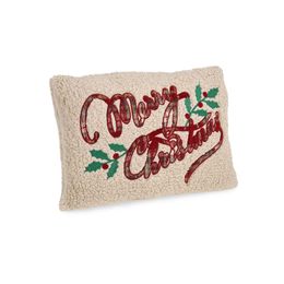 Bizzotto Kissen "Christmas" in Beige - (L)32 x (B)45 cm - 11% | Dekokissen