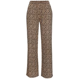 s.Oliver Pyjamahose Damen Gr&ouml;&szlig;e XS/S beige / hellbraun / schwarz Winterkleid