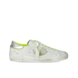 Philippe Model Low-Top Sneaker - Philippe Model prsx leather sneakers color white/y - Gr. 40 (EU) - in Wei&szlig; - f&uuml;r Damen