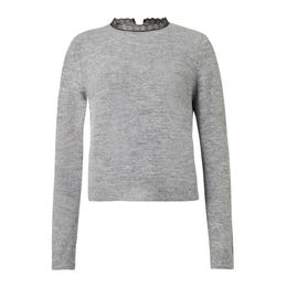 Only Pullover 'ONLTammy' Damen Gr&ouml;&szlig;e M graumeliert / schwarz
