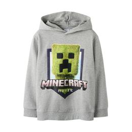 name it Sweatshirt 'NKMOL MINECRAFT' Jungen Gr&ouml;&szlig;e 146/152 pastellblau / graumeliert / hellgr&uuml;n / schwarz