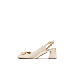 Kazar Slingpumps Damen Gr&ouml;&szlig;e 36 gold