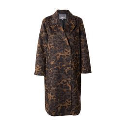 Only Carmakoma Mantel 'CARROUSE' Damen Gr&ouml;&szlig;e XL/XXL hellbraun / grau / schwarz